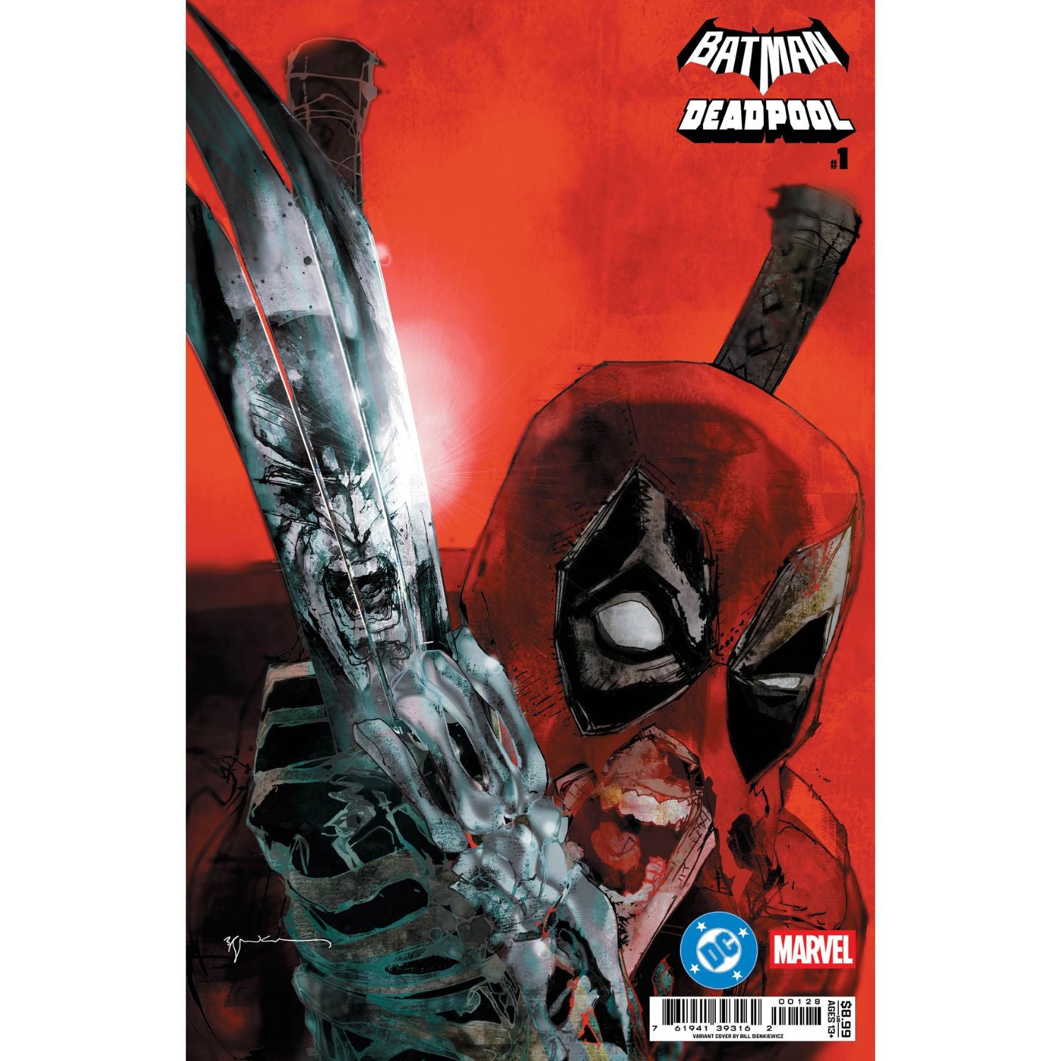 Batman/Deadpool: #1 [Bill Sienkiewicz Homage Batman Deadpool CVR Q] 20 ...
