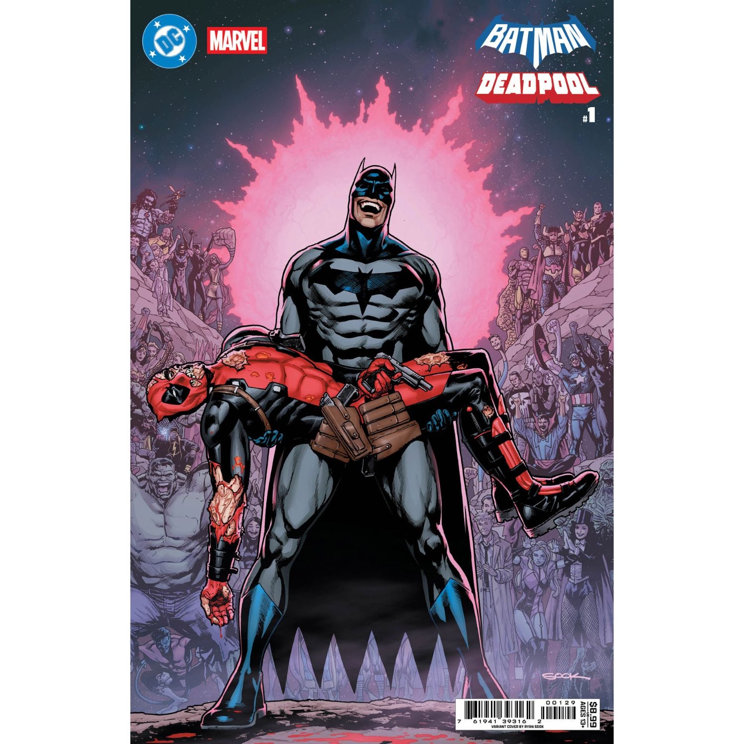 Batman/Deadpool: #1 [Ryan Sook Homage Batman Deadpool CVR R] 2025 ...