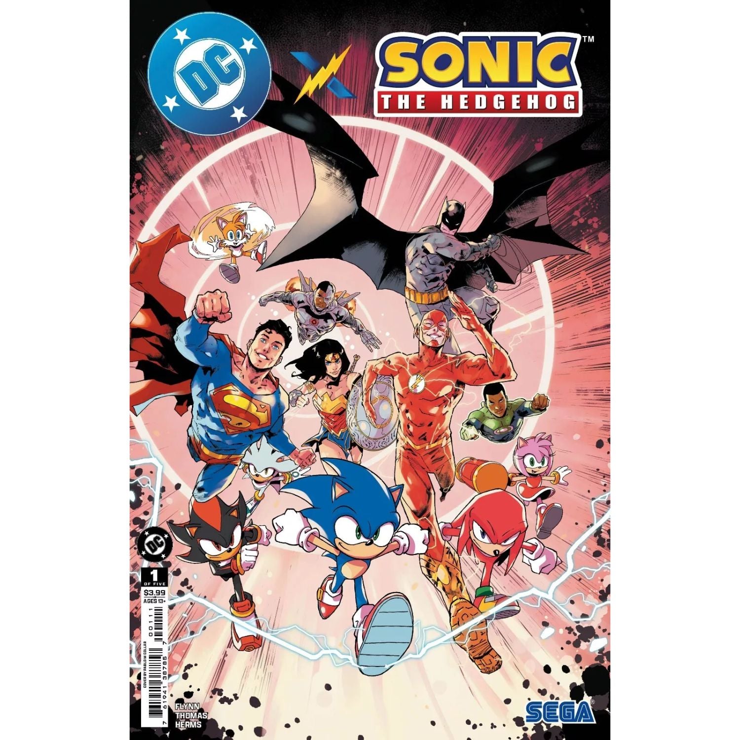 DC X Sonic The Hedgehog: #1 [Pablo Collar CVR A] 2025 – Shopville