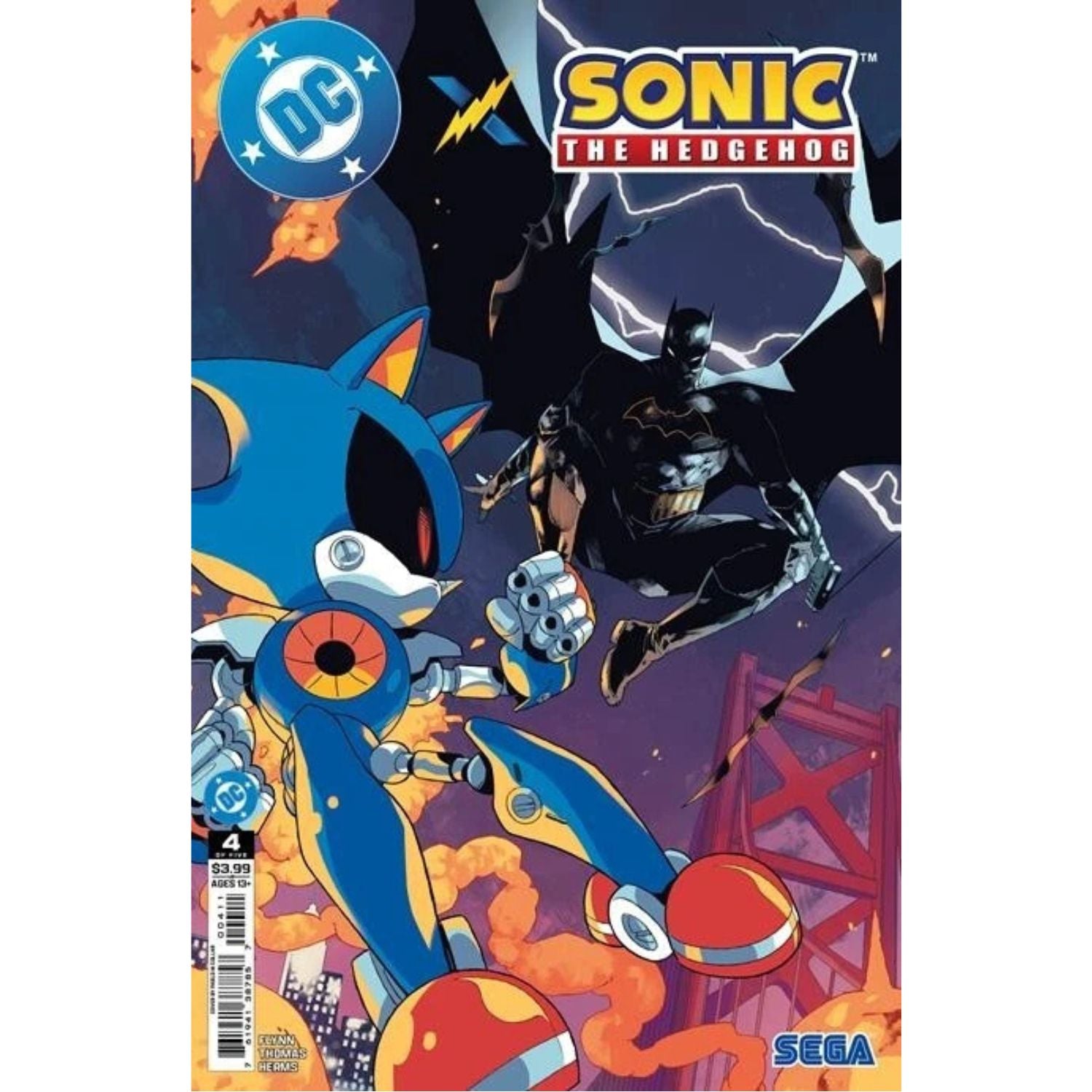 DC X Sonic The Hedgehog: #4 [Pablo Collar CVR A] 2025 – Shopville