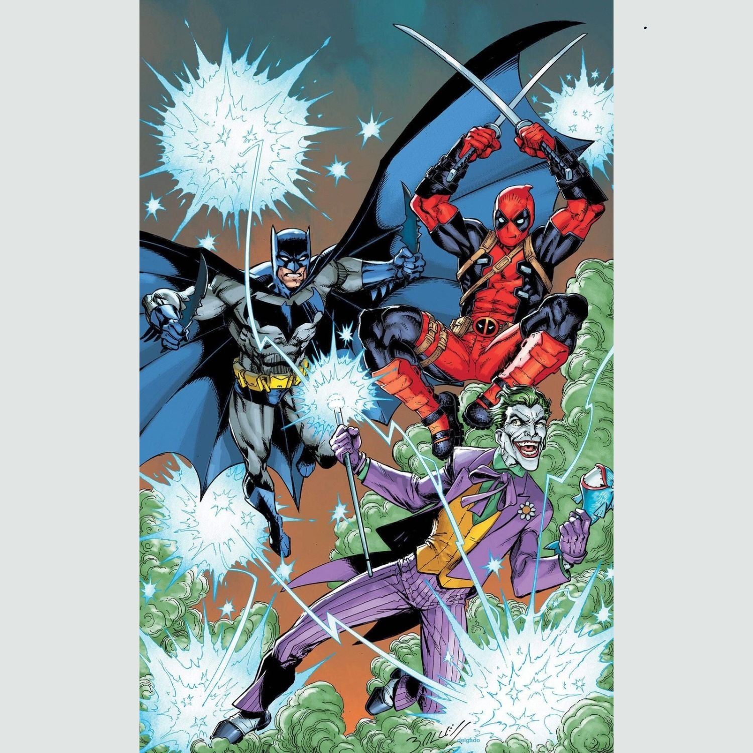 Deadpool/Batman: #1 [Mark Bagley 2nd Printing - 1:25] 2025 – Shopville