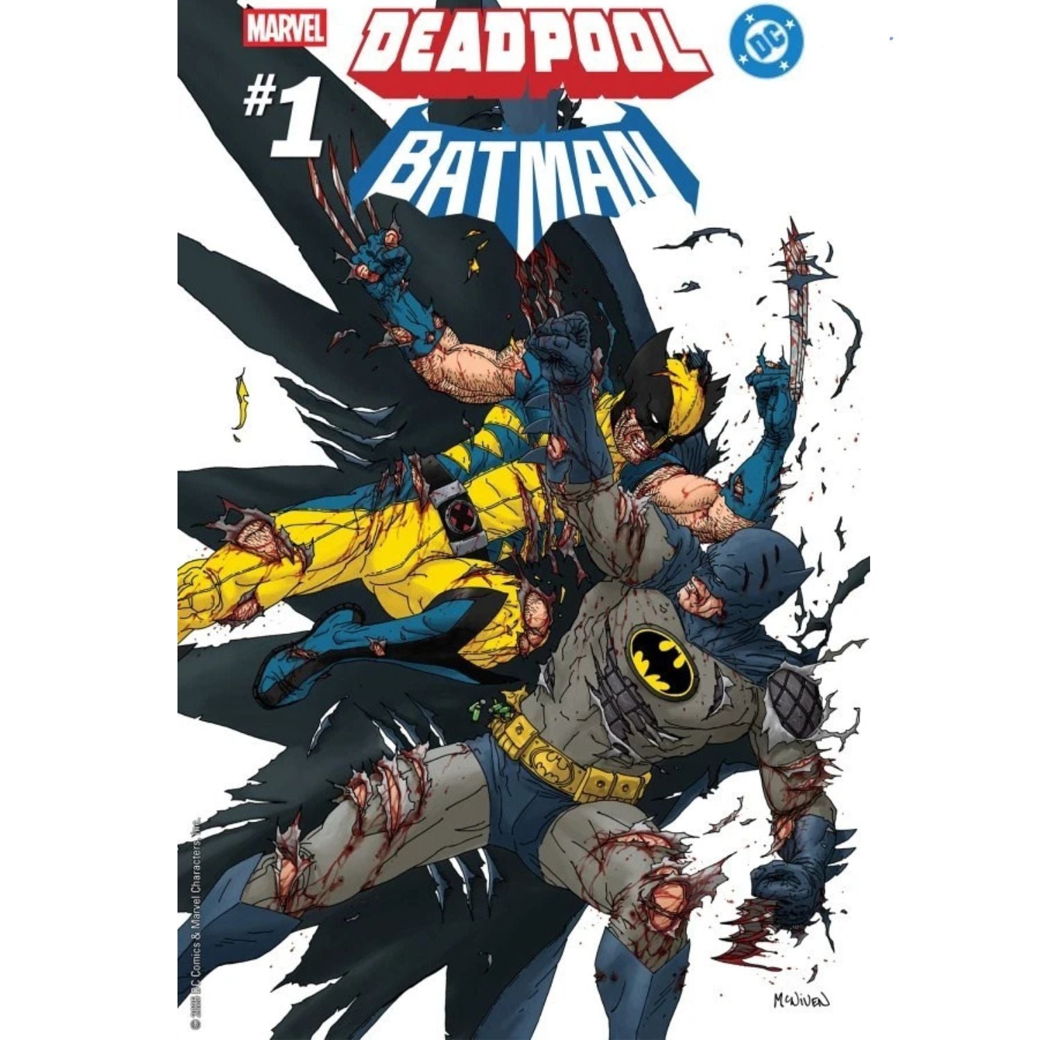 Deadpool/Batman: #1 [Steve Mcniven - 1:25] 2025 – Shopville
