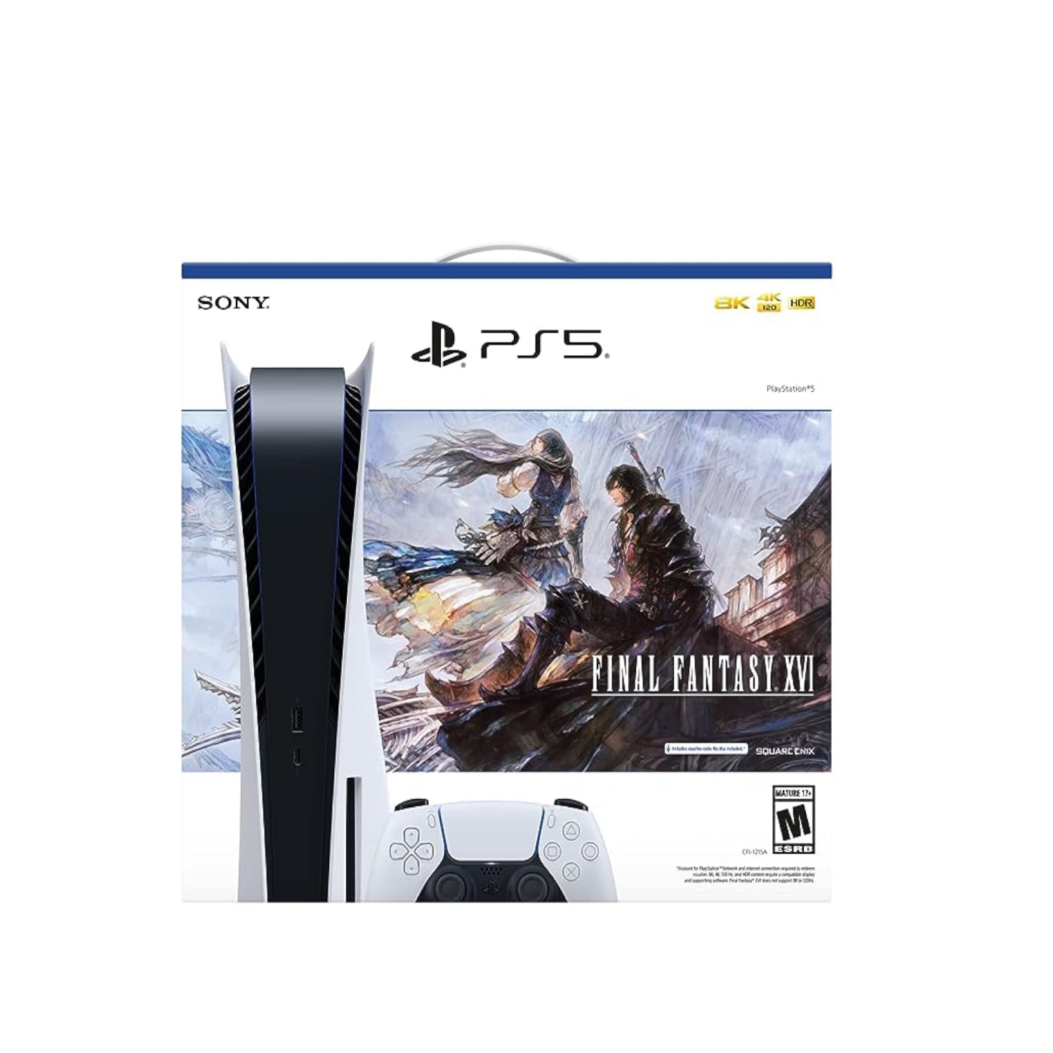 Sony PlayStation 5 Console - Disk Edition - Final Fantasy XVI Bundle ...