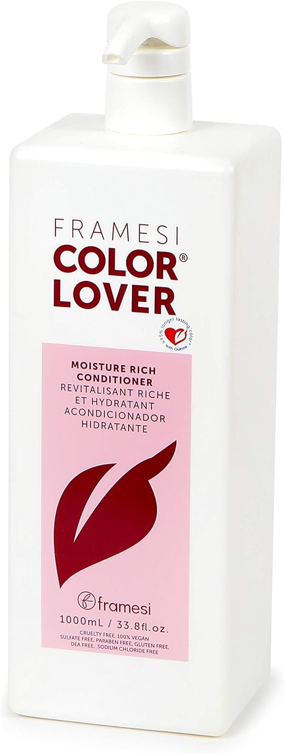 Framesi - Color Lover moisture Rich Conditioner - 33.8oz / 1 L [Beauty ...