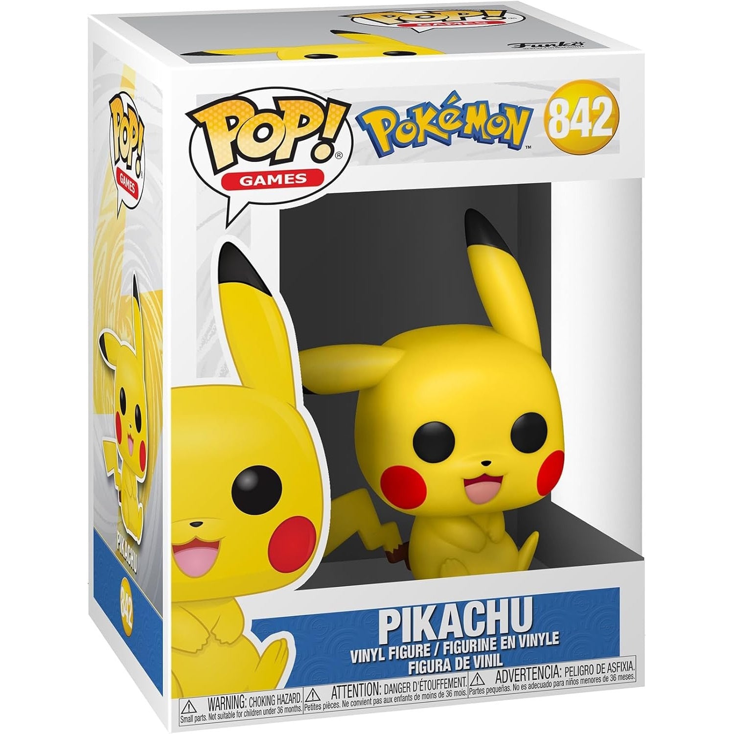 Funko Pop! Pikachu (Sitting) #842 | Pokémon Games Series – Shopville