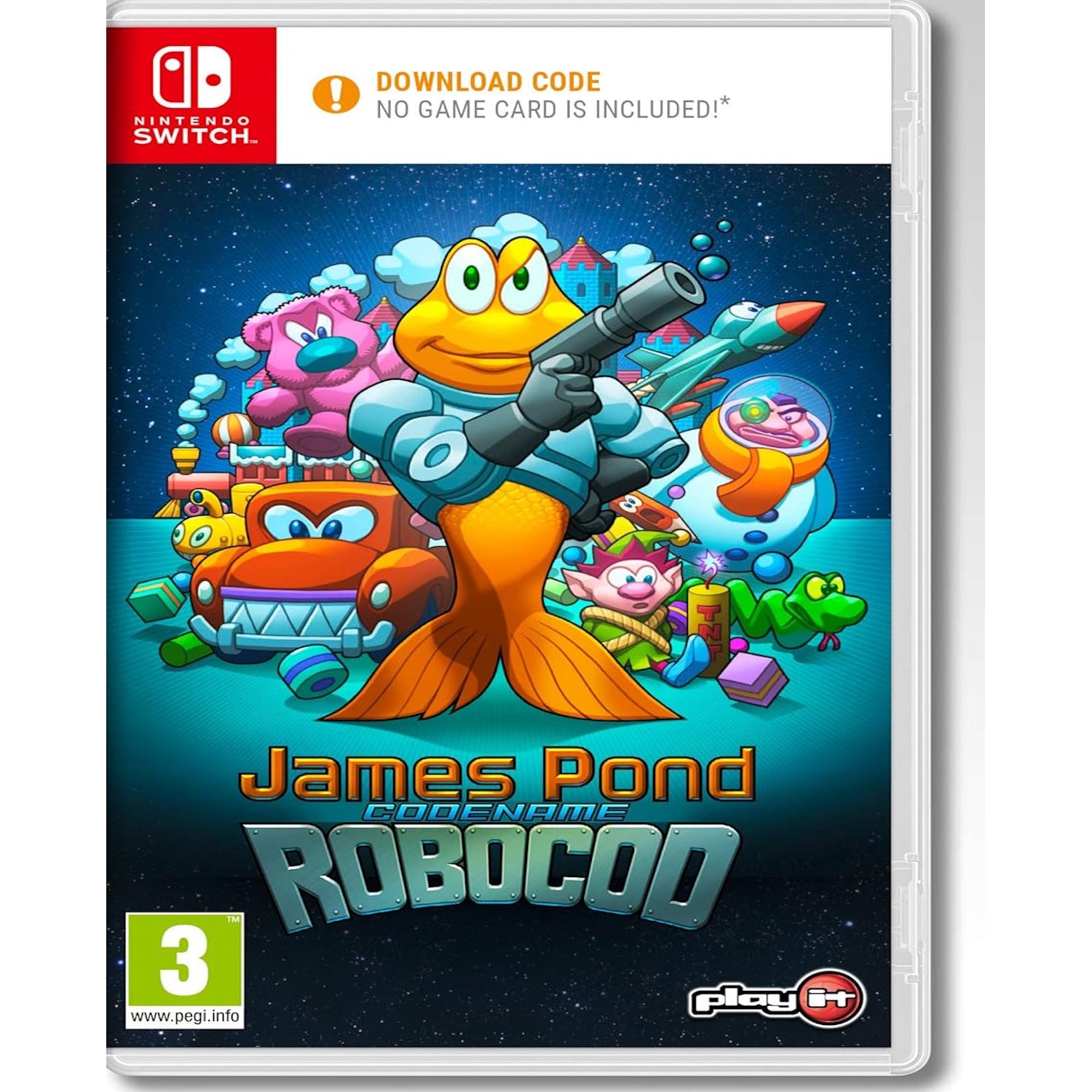 James Pond: Codename RoboCut - Code in Box [Nintendo Switch] – Shopville