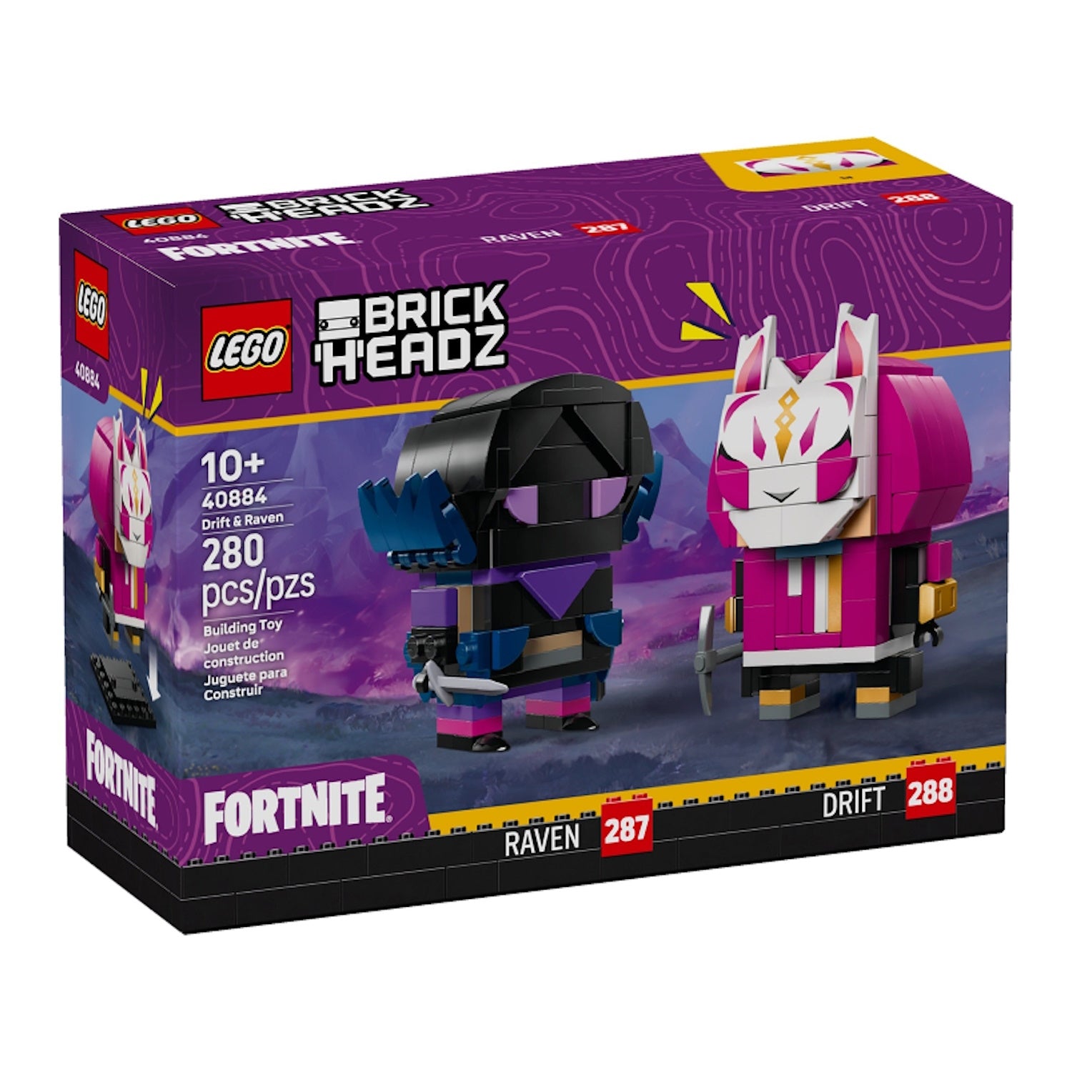 LEGO BrickHeadz Drift and Raven Figures 40884 – Collectible Set – Shopville
