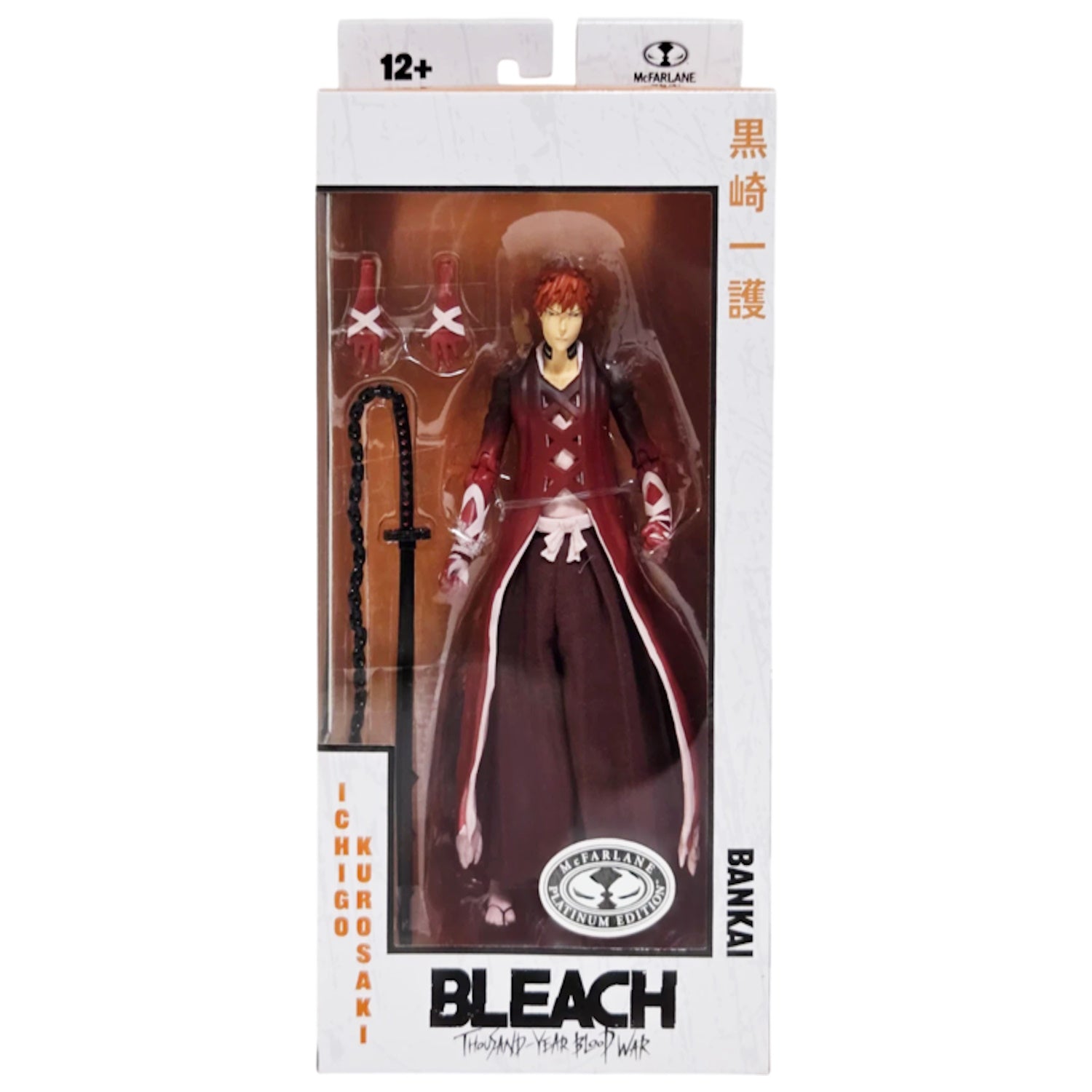 Ichigo Kurosaki Fullbring Bankai Platinum Edition 7" McFarlane Figure ...