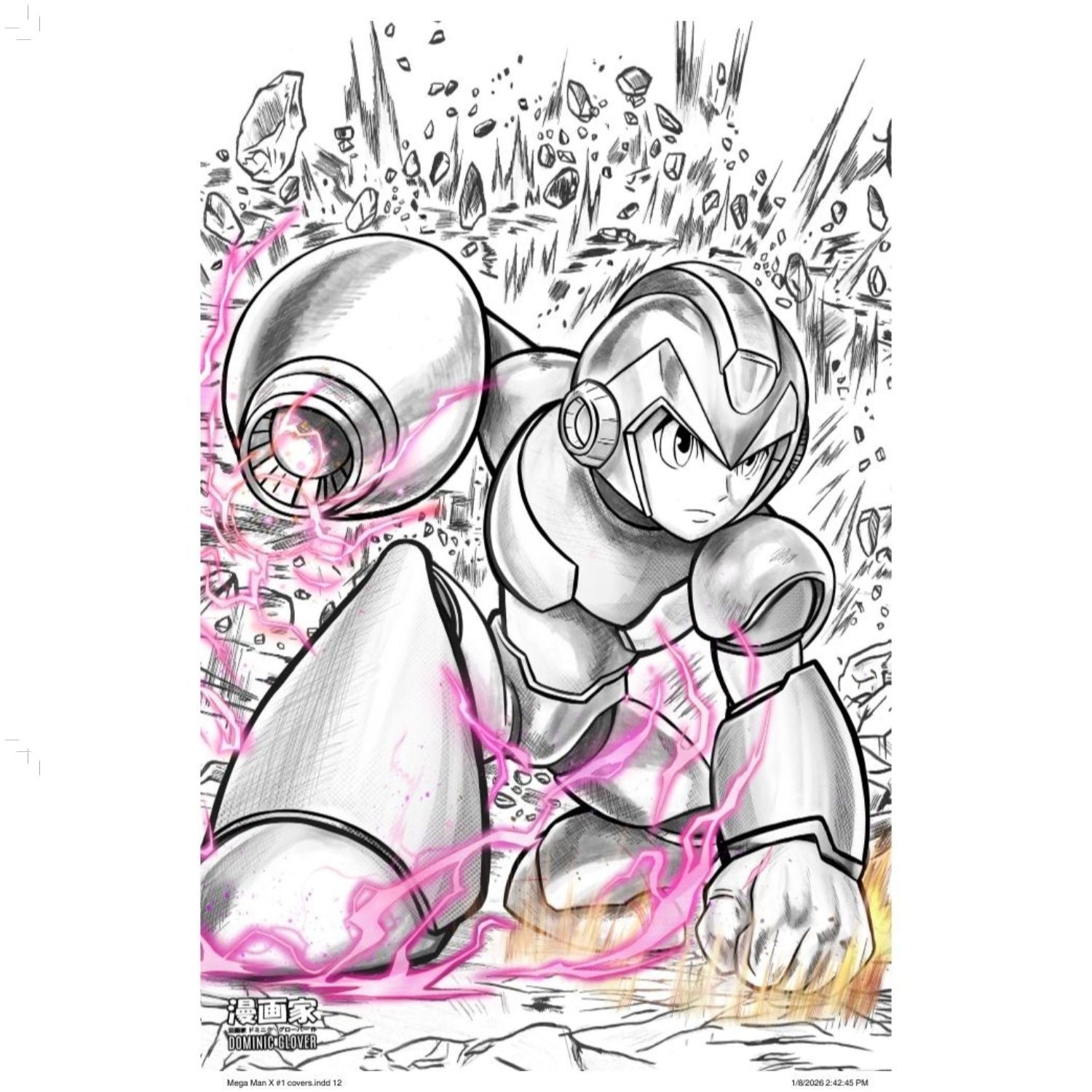 Mega Man X: #1 [Dominic Glover X Shopville Exclusive Sketch] 2026