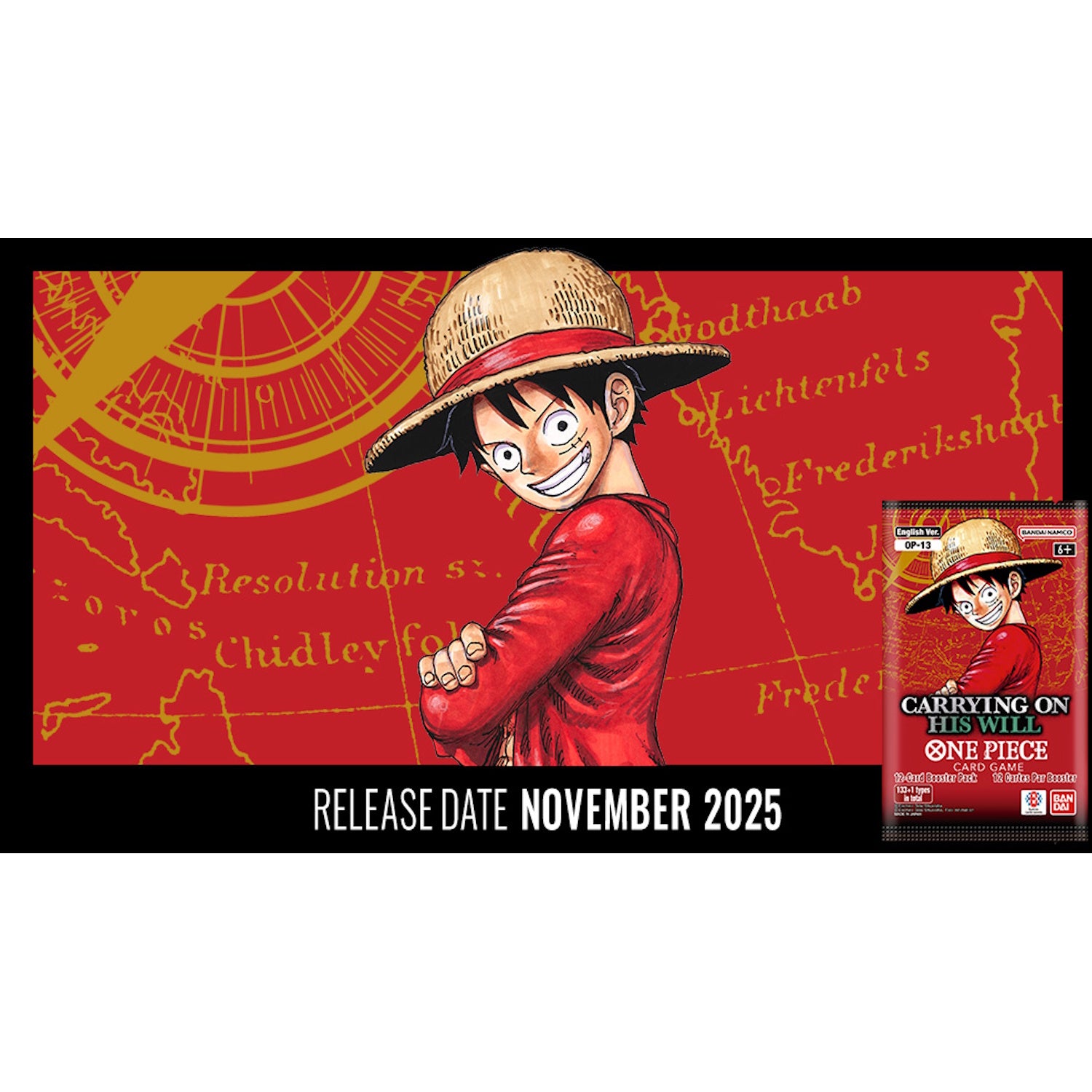One Piece TCG: Carrying on his Will Booster Box [OP-13] - 24 Packs ...