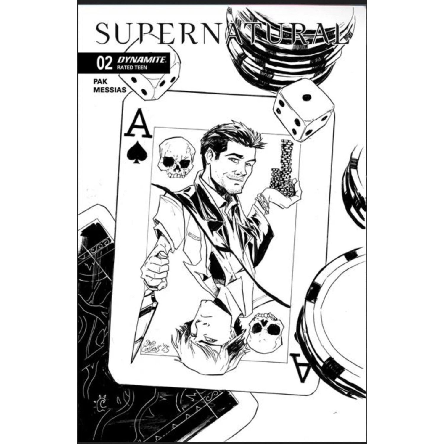 Supernatural: #2 [David Cousens Line Art CVR K - 1:7] 2025 – Shopville