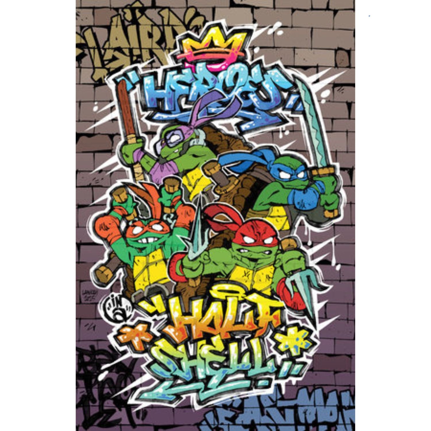 Tales Of The Teenage Mutant Ninja Turtles: #1 [Jon Lankry Mural - 1:50 ...