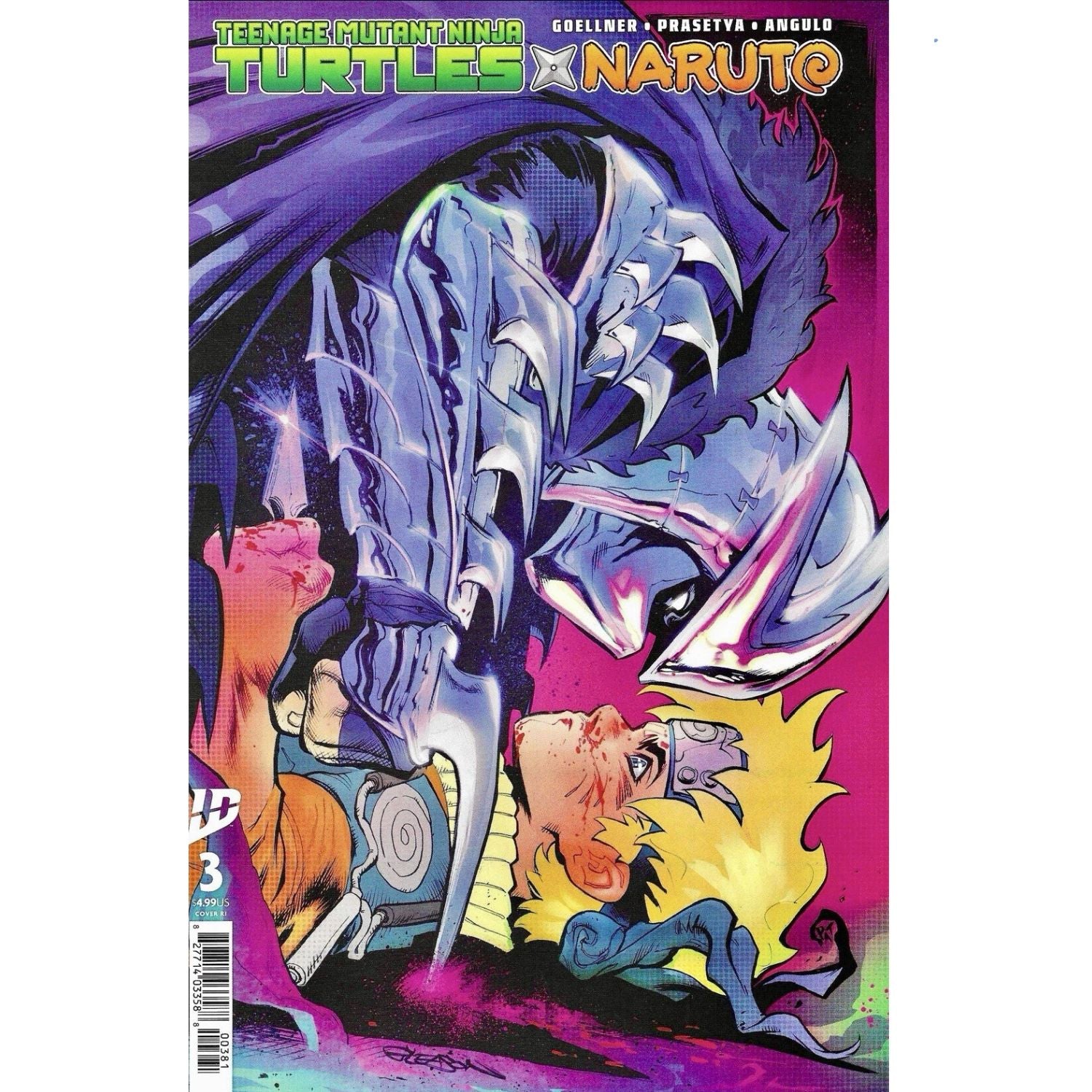 Teenage Mutant Ninja Turtles X Naruto: #3 [Pat Gleason CVR E - 1:100 ...