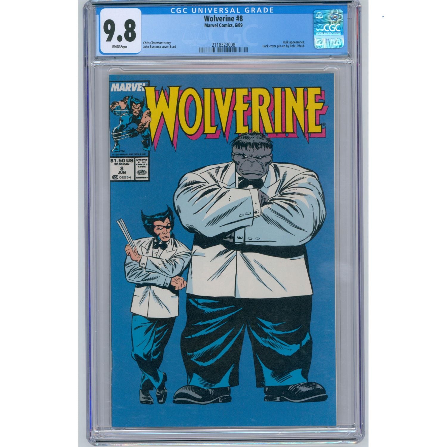 Wolverine: #8 [John Buscema CGC 9.8] 1989 – Shopville