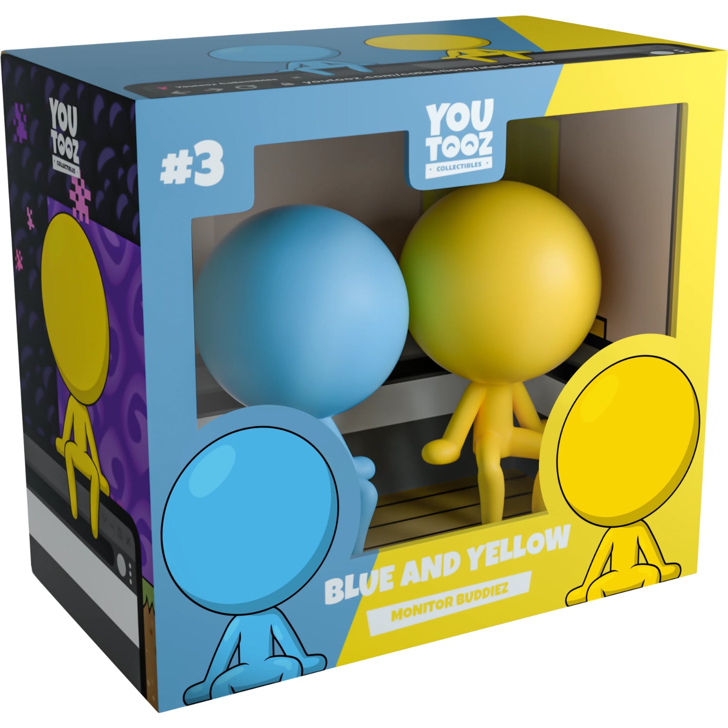 Youtooz: Monitor Buddiez Collection - Alan Becker [Blue and Yellow #3 ...