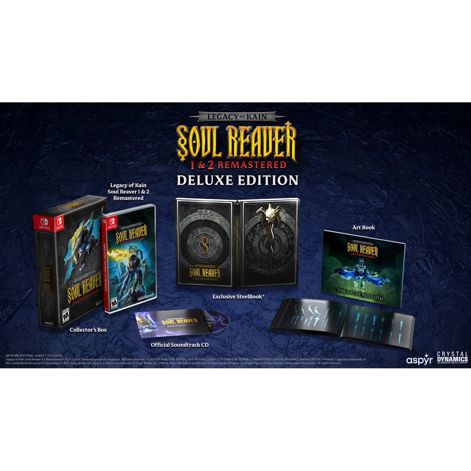 Legacy of Kain Soul Reaver 1&2 Remastered - Deluxe Edition [Nintendo S ...