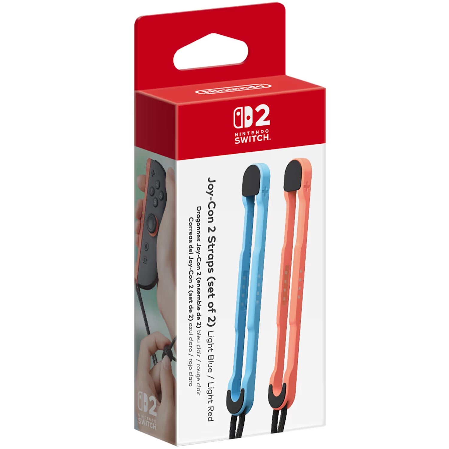 Joy-Con 2 Strap Light Blue/Light Red (Set of 2) [Nintendo Switch 2 ...