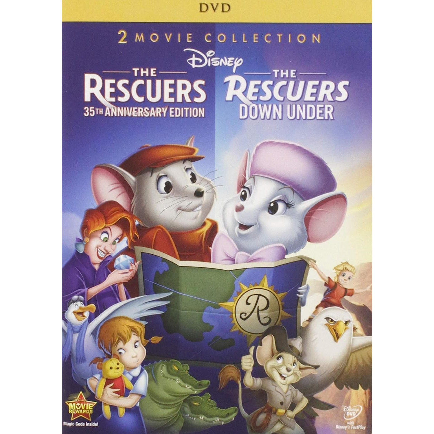 Disney's The Rescuers & The Rescuers: Down Under 2-Movie Collection [D ...