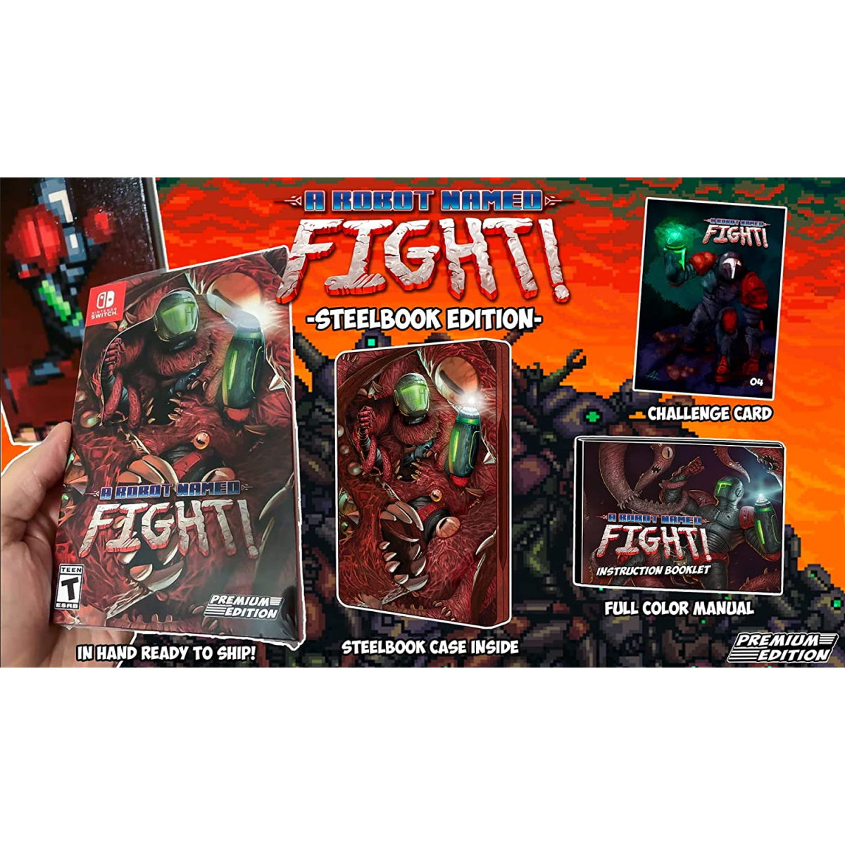 A Robot Named Fight! - SteelBook Edition - Premium Edition Games #4 [N ...
