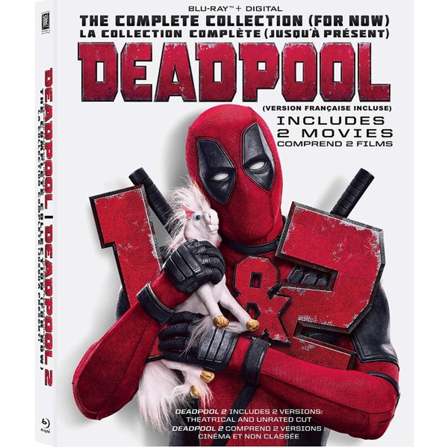 Deadpool 2-Movie Collection [Blu-Ray + Digital 2-Movie Collection ...