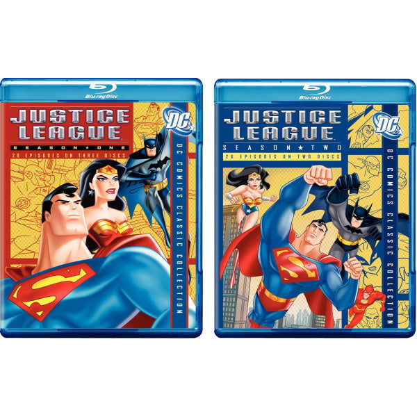 Justice League: DC Comics Classic Collection - Season 1 & 2 [Blu-Ray B ...