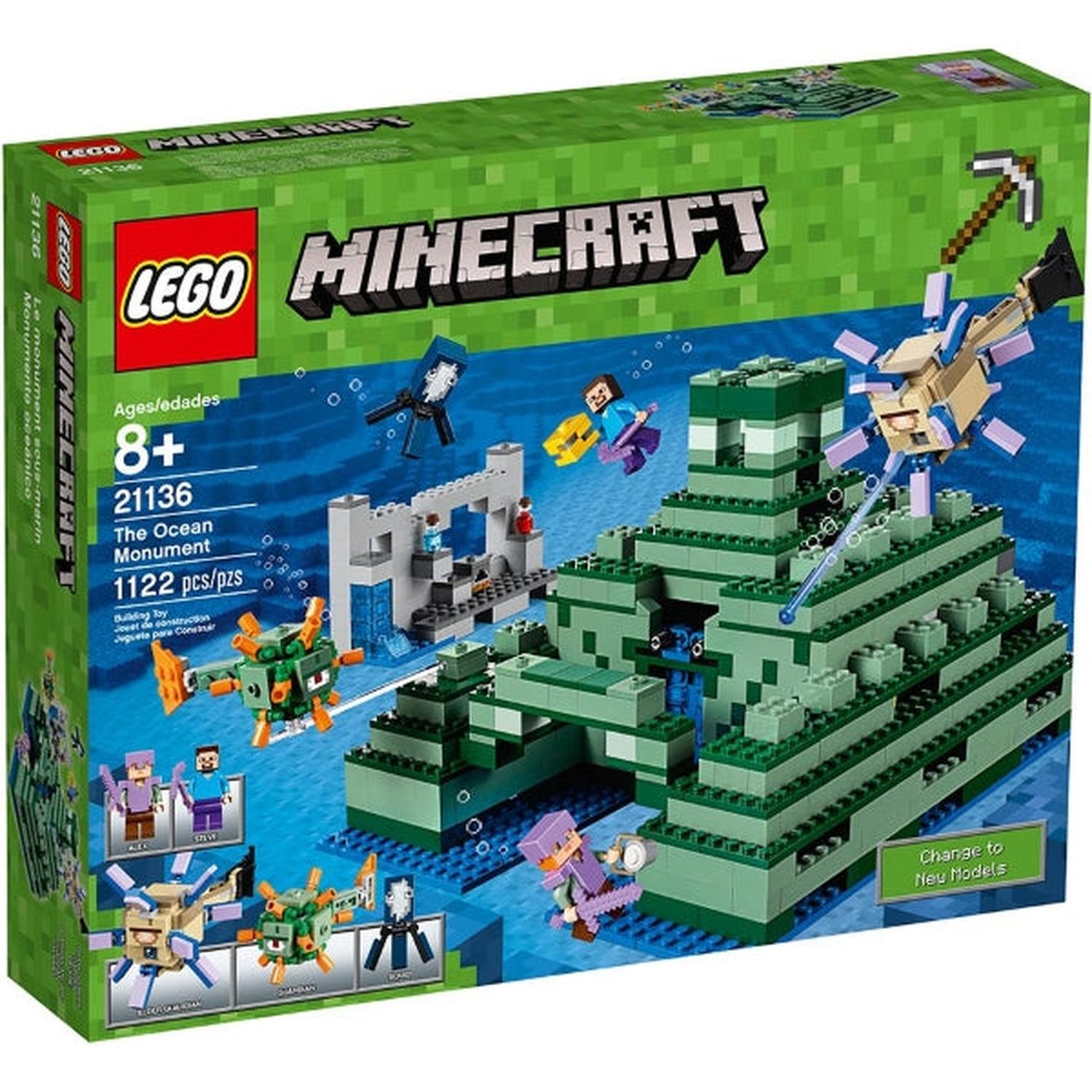 LEGO Minecraft: The Ocean Monument - 1122 Piece Building Set [LEGO, #2 ...