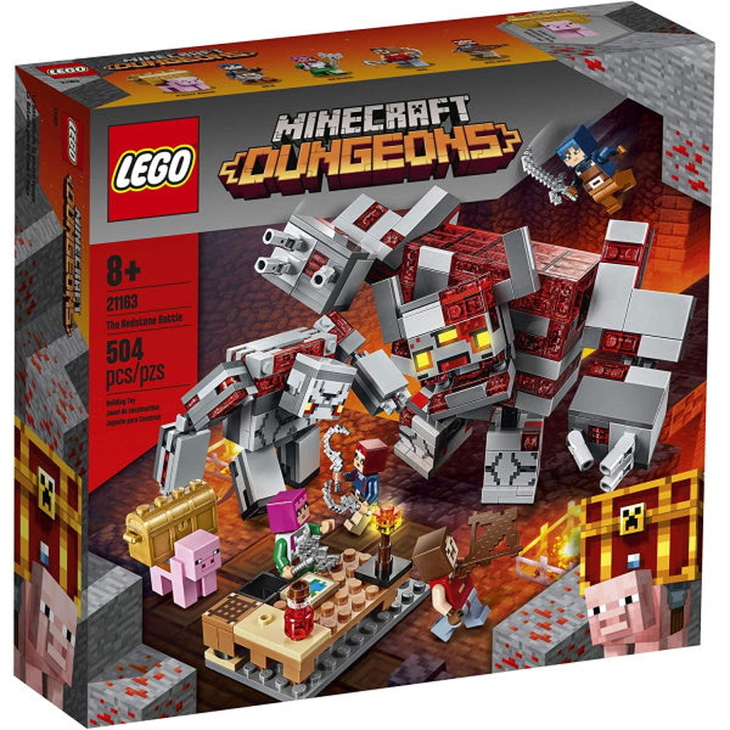 LEGO Minecraft Dungeons: The Redstone Battle - 504 Piece Building Kit ...