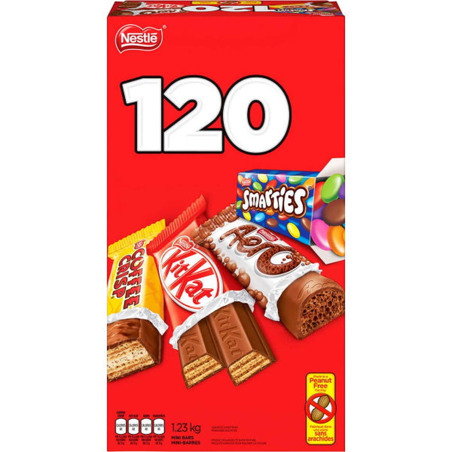 Nestlé Mini Chocolate Bar Assortment - 1.23kg - 120-Count [Snacks & Su ...