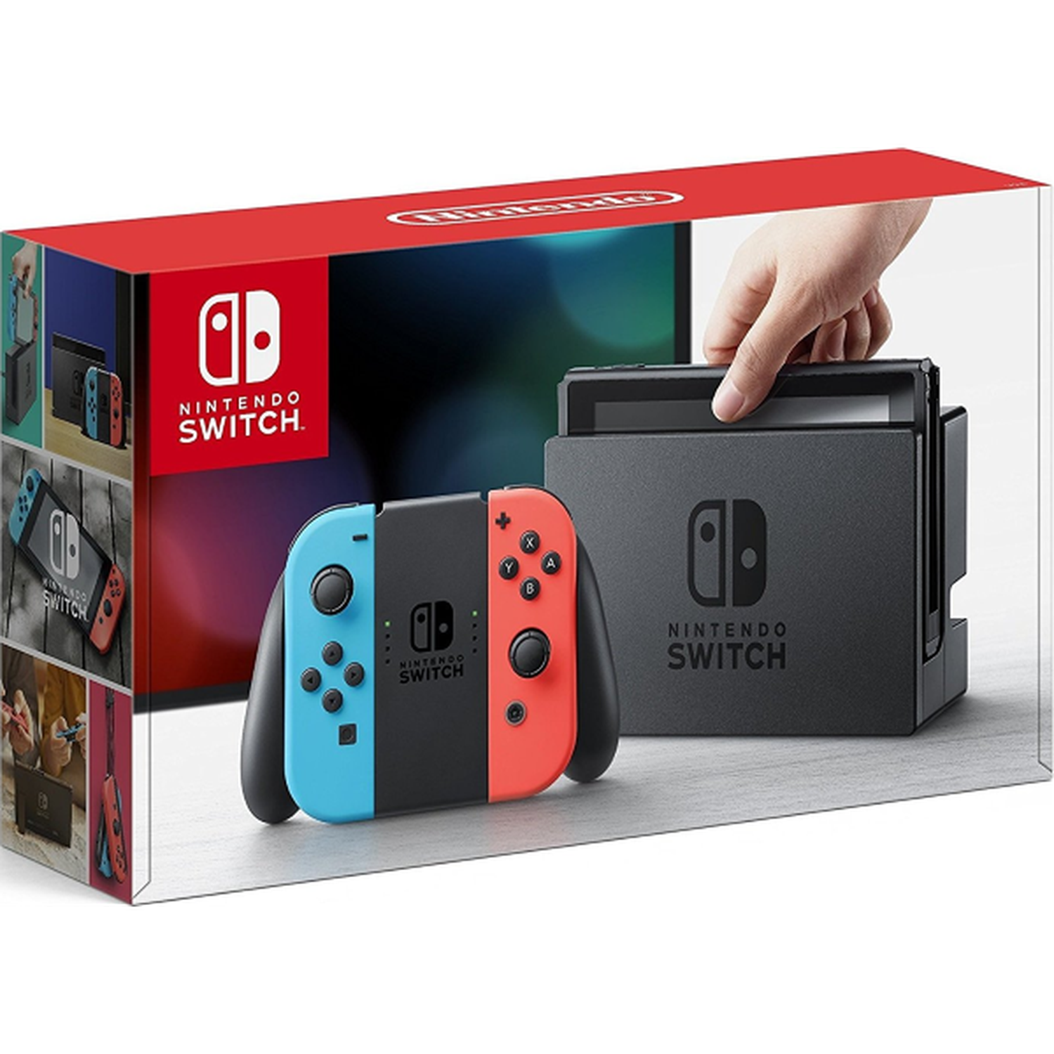 Nintendo Switch Console - Neon Blue and Red Joy-Con [Nintendo Switch S ...