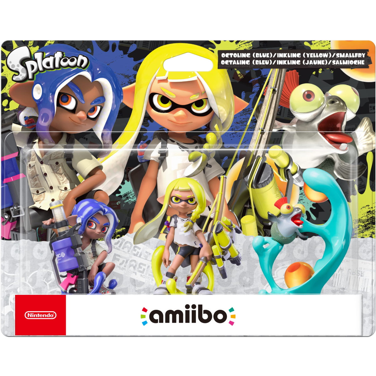 Octoling + Inkling + Smallfry Amiibo 3-Pack - Splatoon Series [Nintend ...