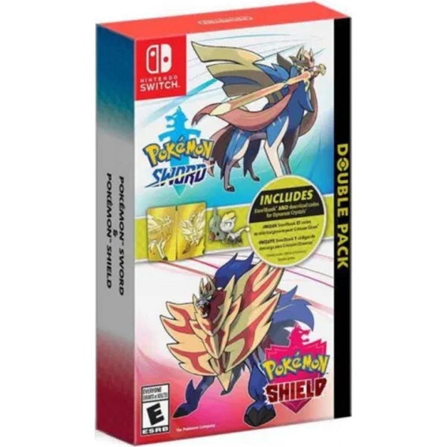 Pokemon Sword and Pokemon Shield Double Pack - SteelBook Edition [Nint ...
