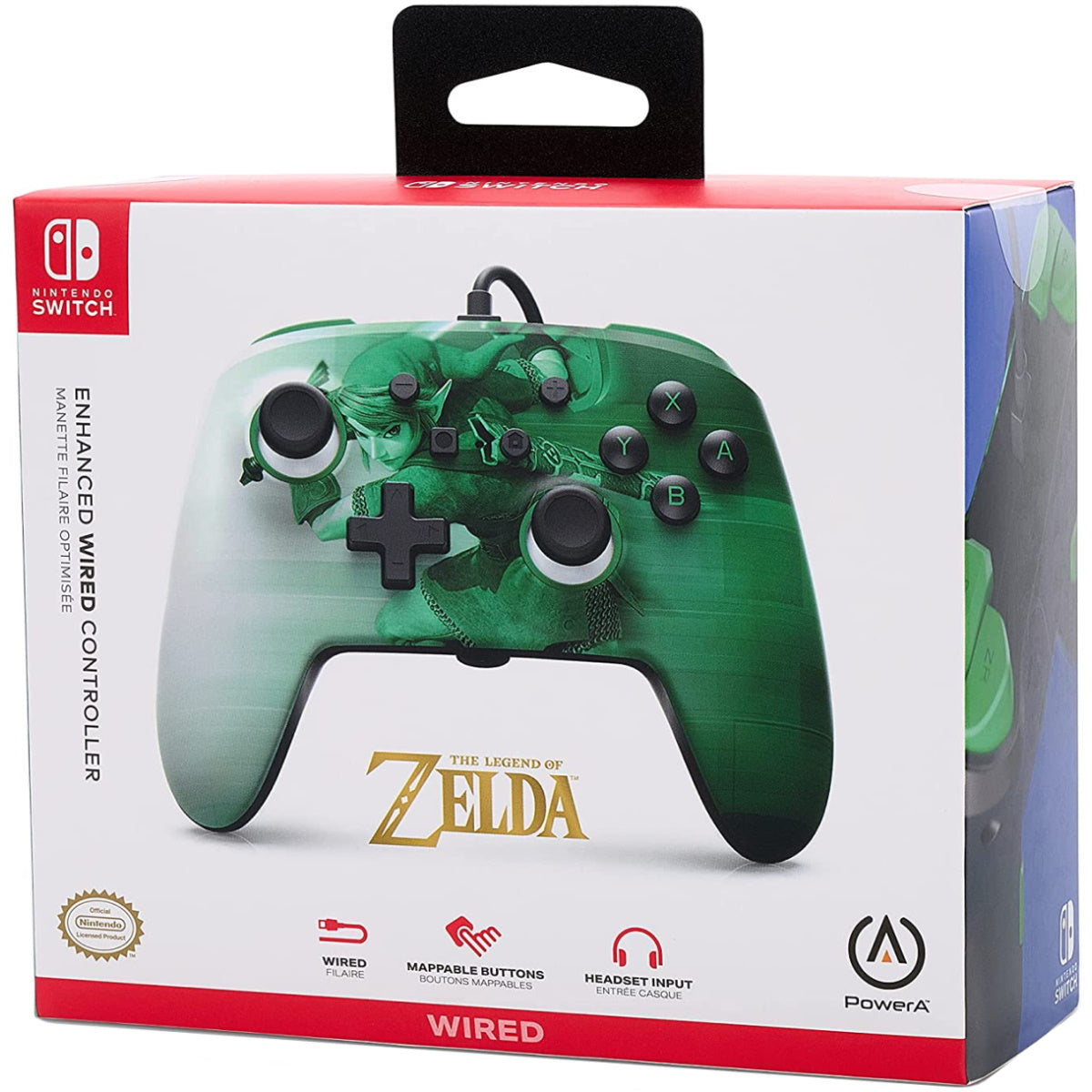 PowerA Enhanced Wired Controller for Nintendo Switch - Heroic Link [Ni ...