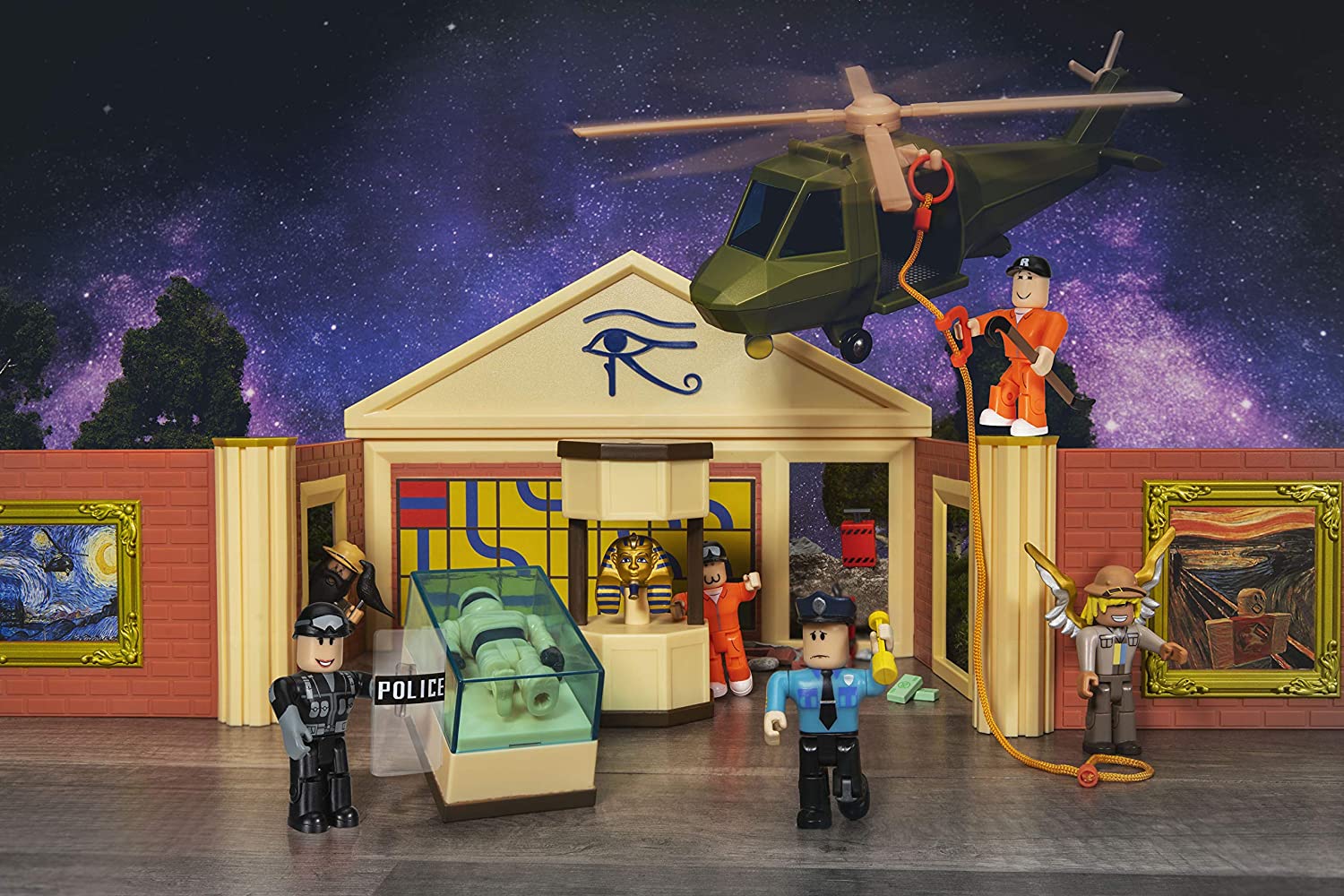 Roblox Action Collection Jailbreak Museum Heist 33 Piece Playset Shopville