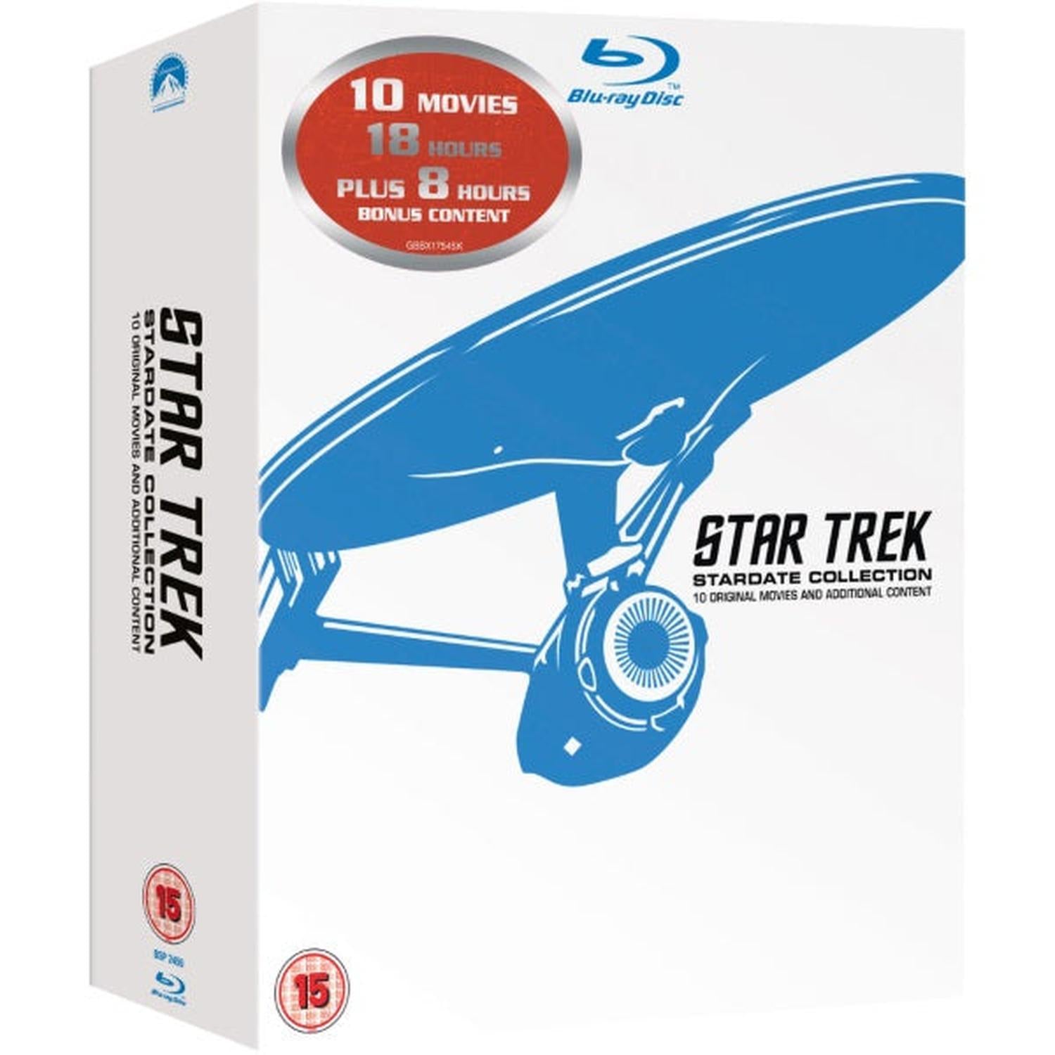 Star Trek: Stardate Collection - The Movies 1-10 [Blu-Ray Box Set ...