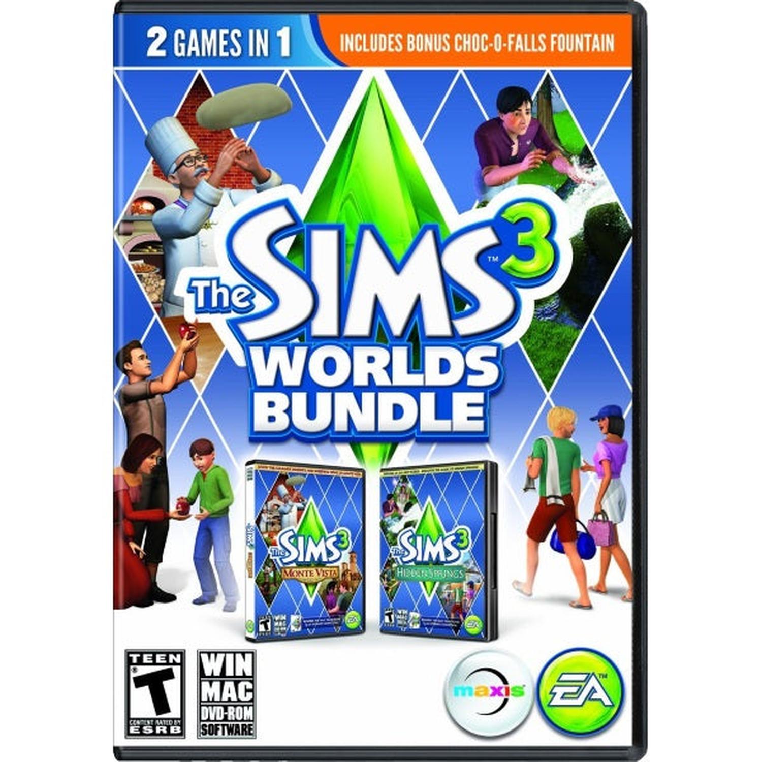 The Sims 3: Worlds Bundle - Hidden Springs and Monte Vista [Mac & PC ...