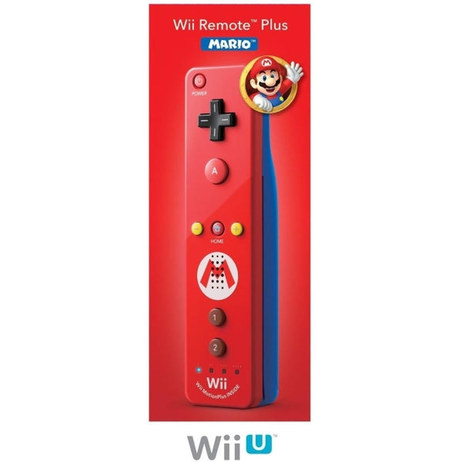 Wii Remote Plus Motion Controller - Mario Edition [Nintendo Accessory ...